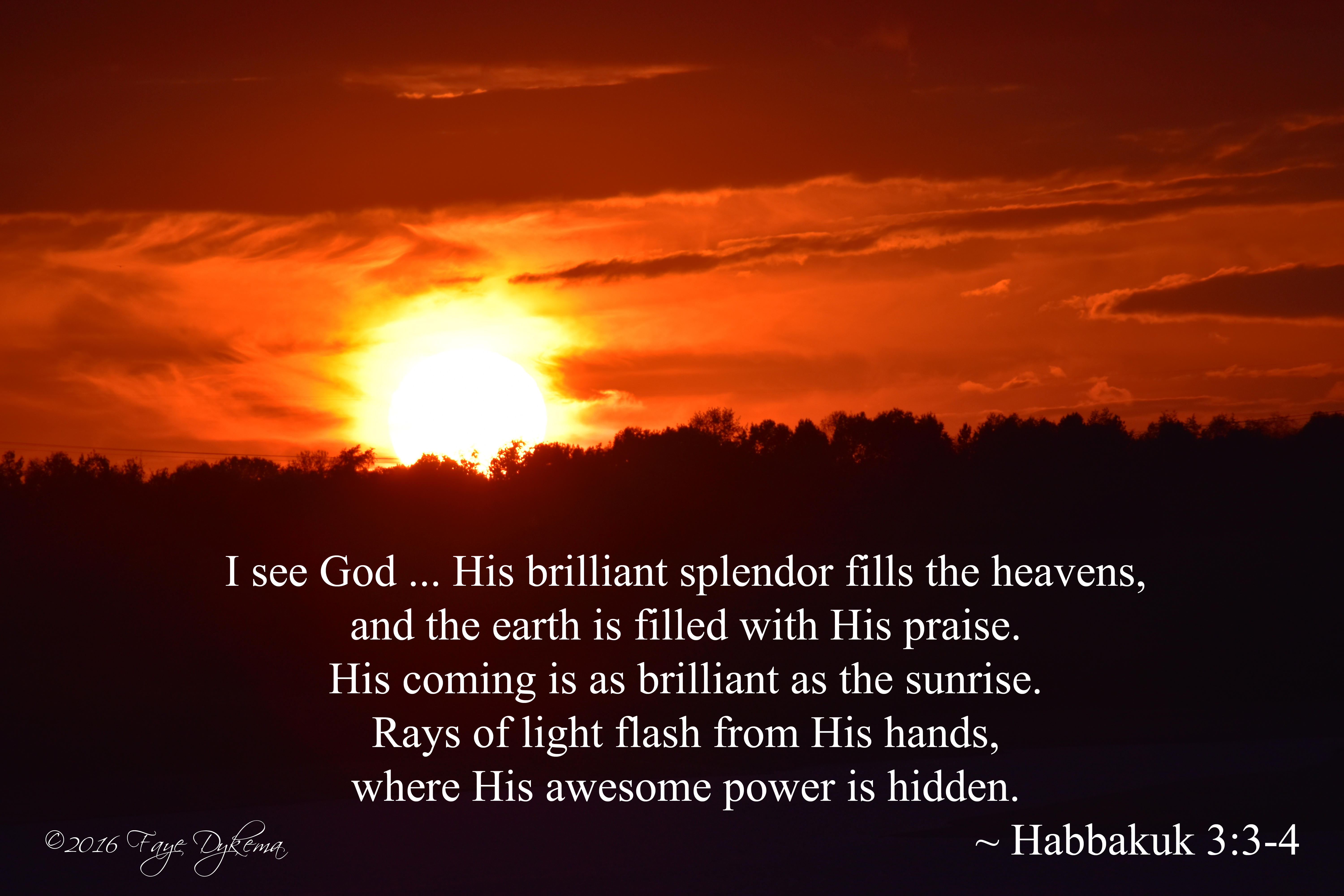 God’s Brilliant Splendor | God's Abundant Blessings!